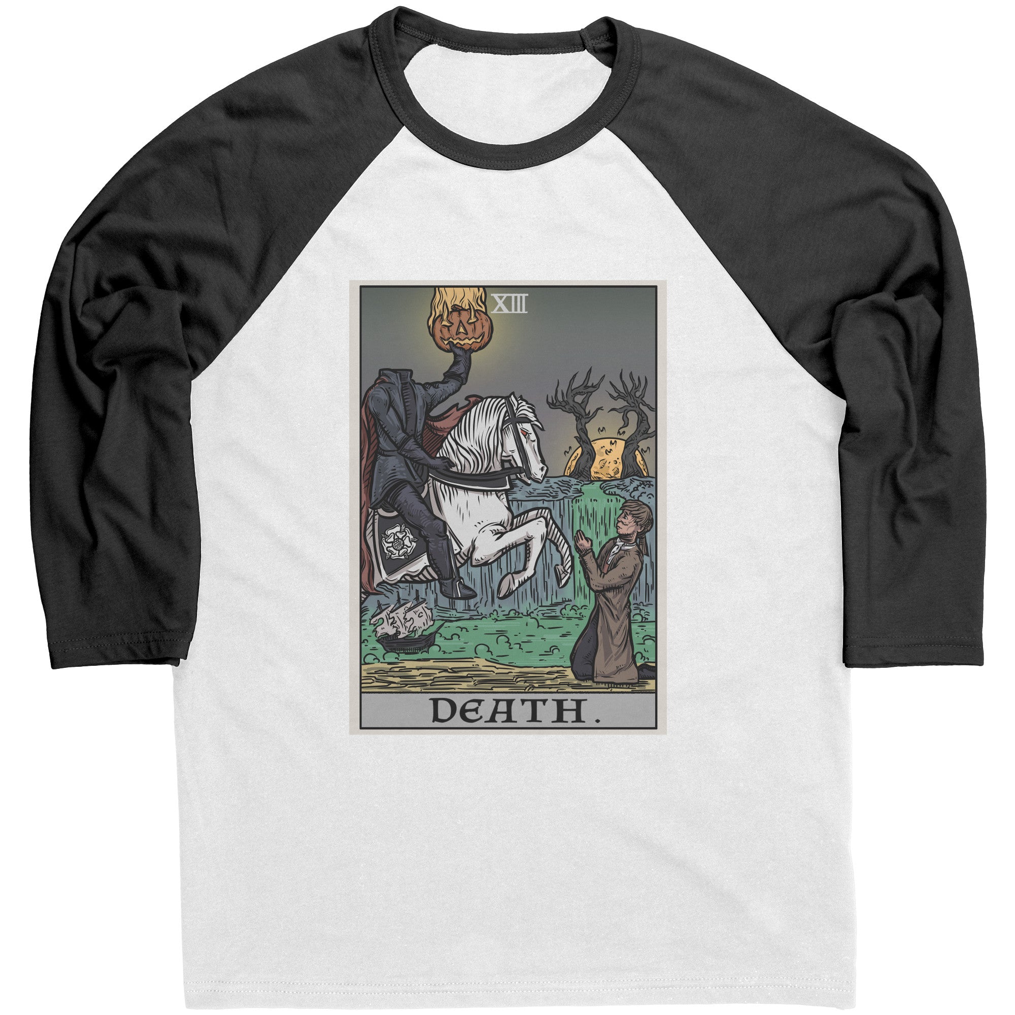Death Tarot Card Raglan - Terror Tarot Edition – The Ghoulish Garb
