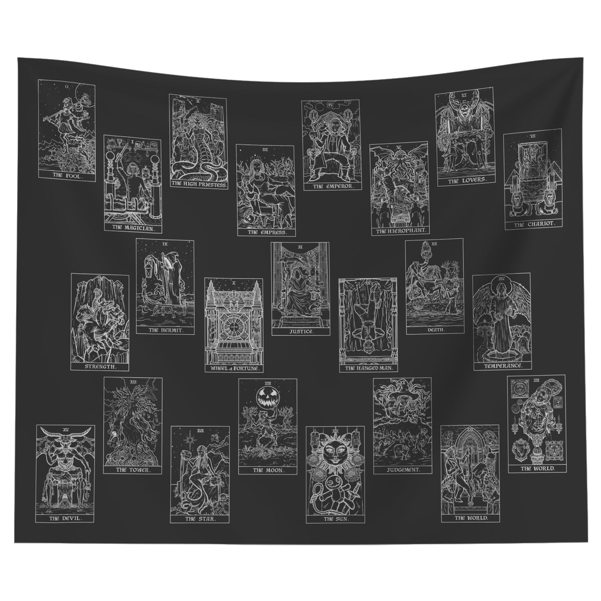 Terror Tarot Shadow Edition 23 Card Major Arcana Tapestry – The ...