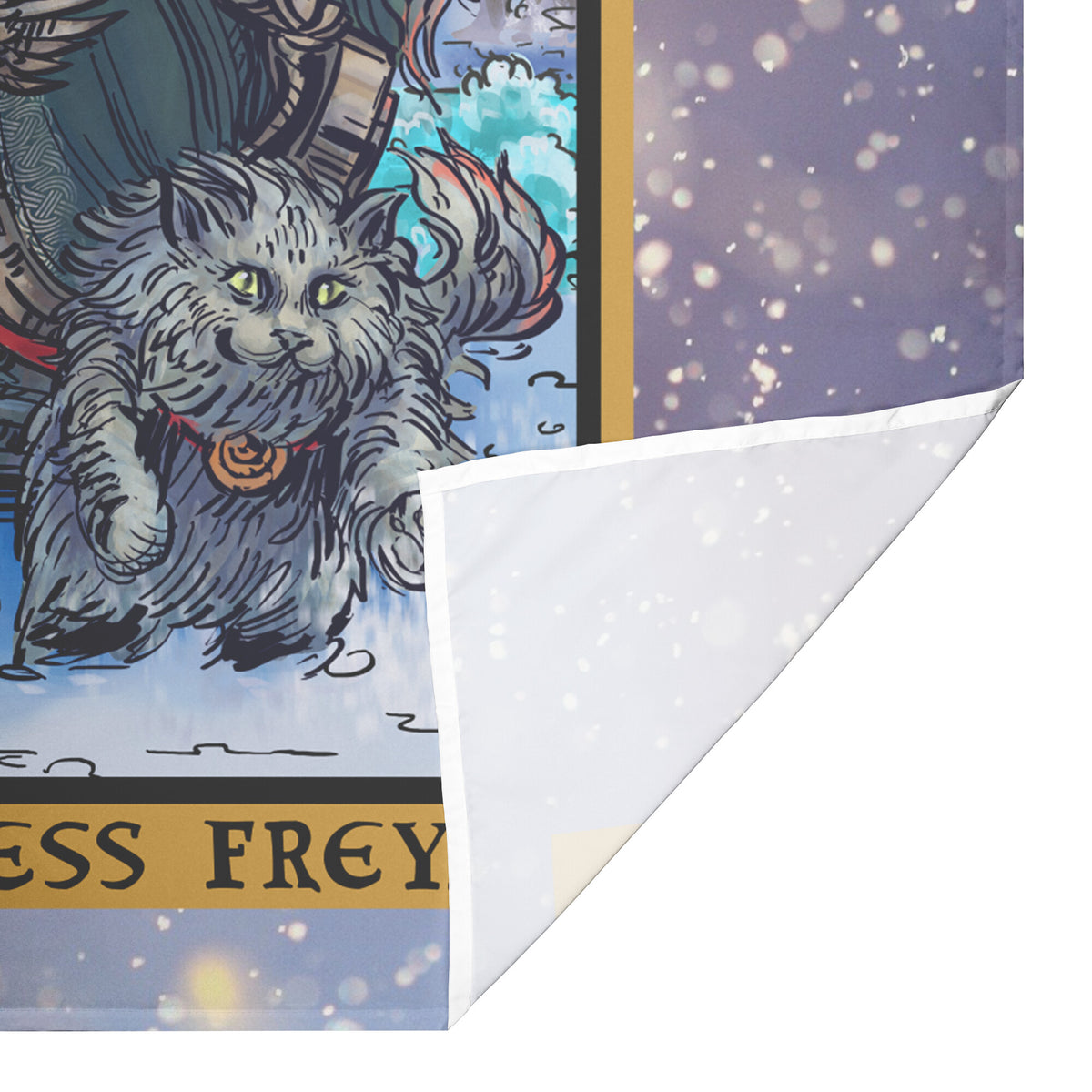 The Goddess Freya In The Chariot Tarot Card Tapestry – The Ghoulish Garb