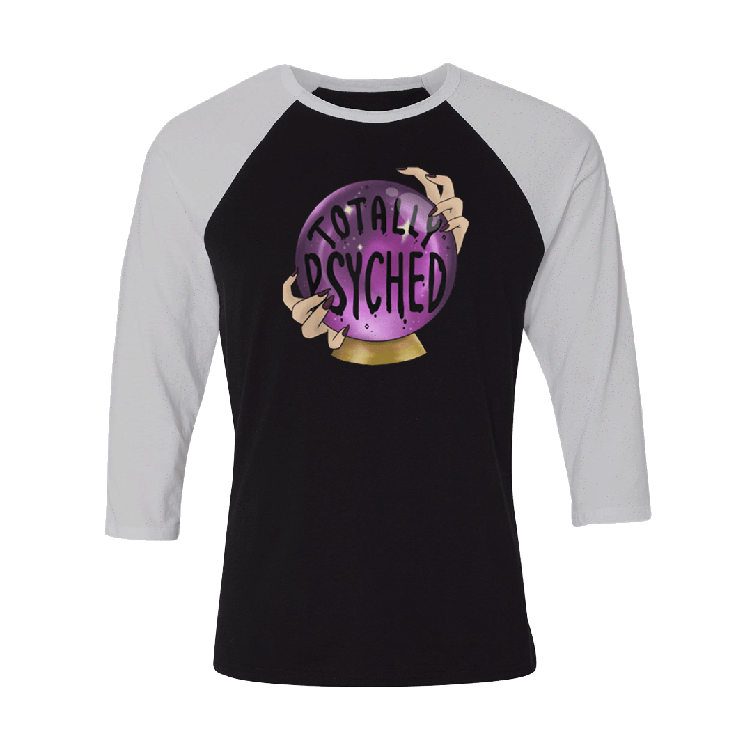 Totally Psyched Raglan | The Ghoulish Garb